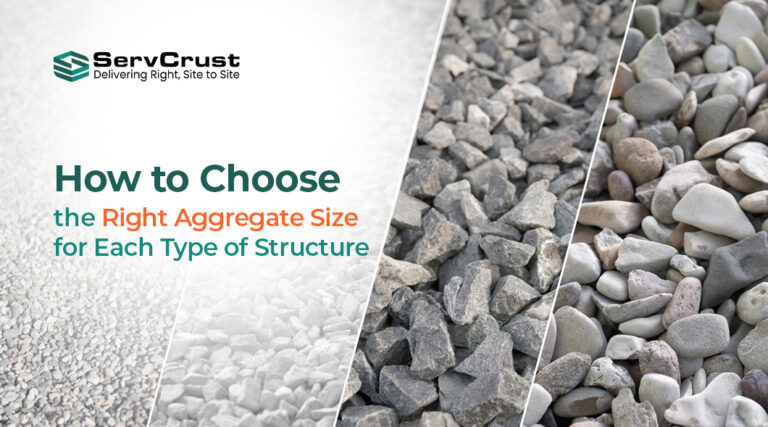 Right Stone Aggregate Size for Each Type of Construction